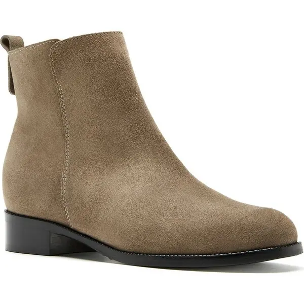 La Canadienne Klive City Dry™ Ankle Booties - Caribou Suede