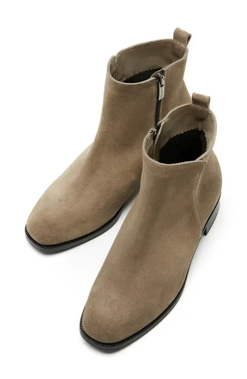 La Canadienne Klive City Dry™ Ankle Booties - Caribou Suede