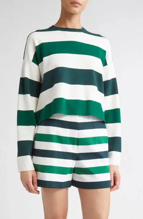 Max Mara Jesone Stripe Milano Knit Sweater