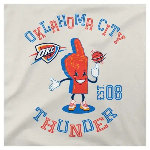 STADIUM ESSENTIALS Oklahoma City Thunder Number One Oversized T-shirt
