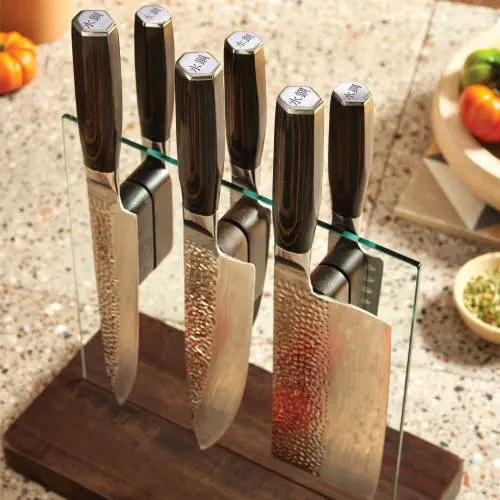 CUISINE::PRO Damashiro Emperor® 7-piece Hikari Knife Block