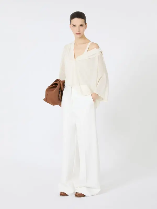 Max Mara Loose Cotton And Viscose Jumper
