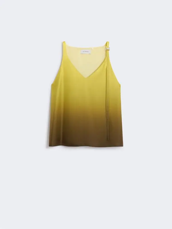 Max Mara Ombré Silk Lingerie Top