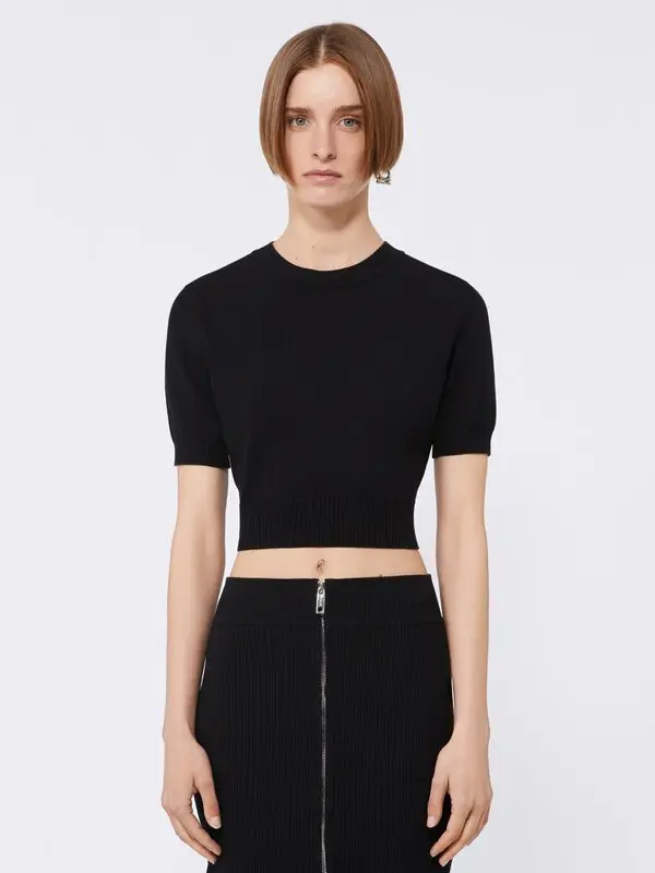 Max Mara Boxy Short Sleeve Sweater