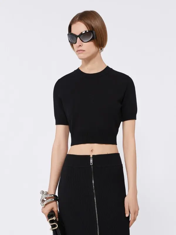 Max Mara Boxy Short Sleeve Sweater