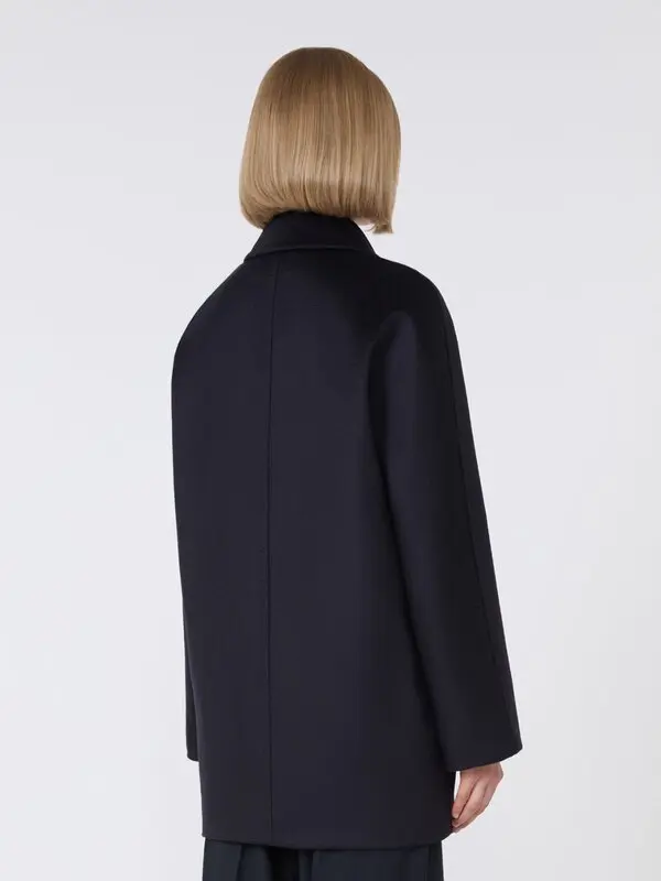 Max Mara Double-breasted Wool Pea Coat