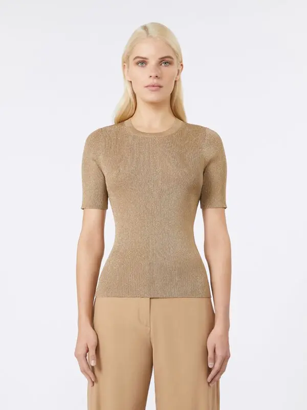 Max Mara Slim-fit Lurex Sweater