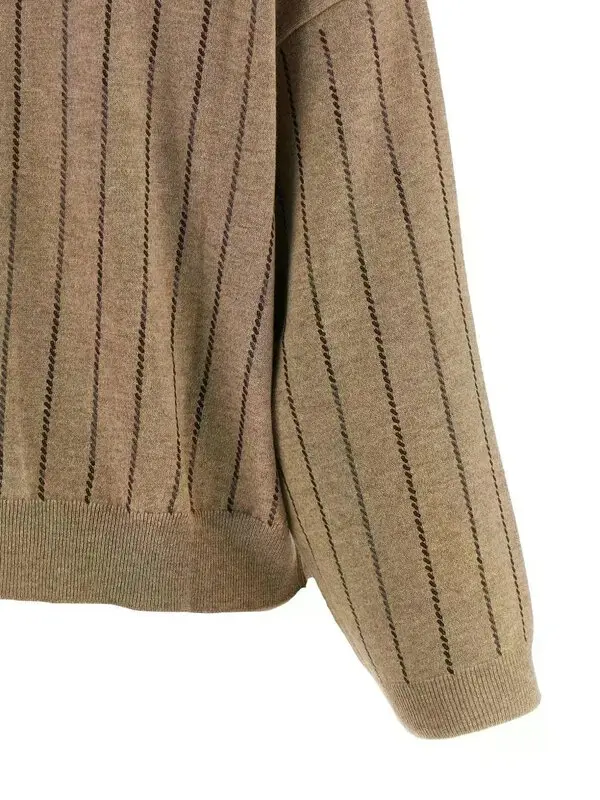 Brunello Cucinelli Striped Cashmere Sweater