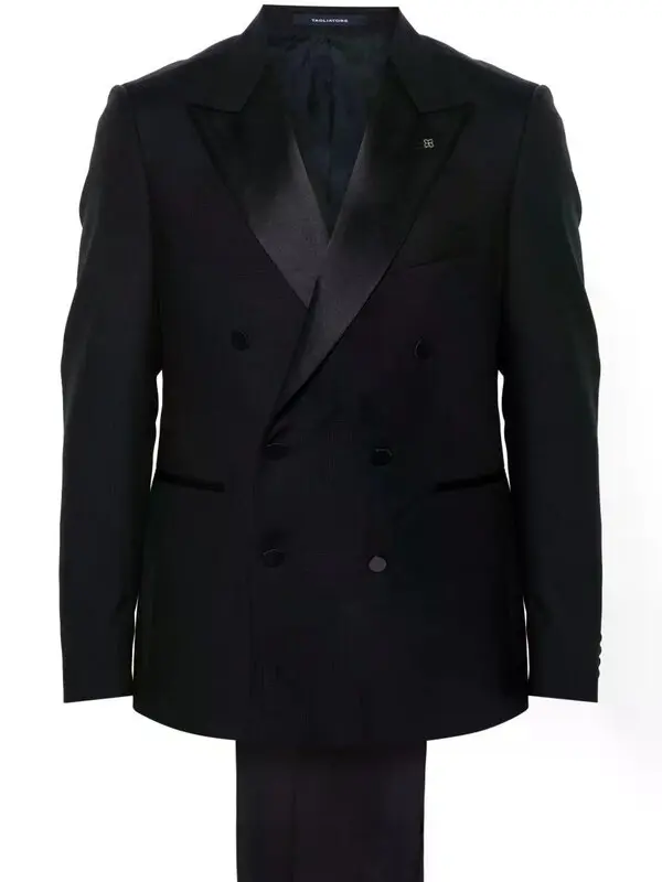 Tagliatore Double-breasted Suit - Black