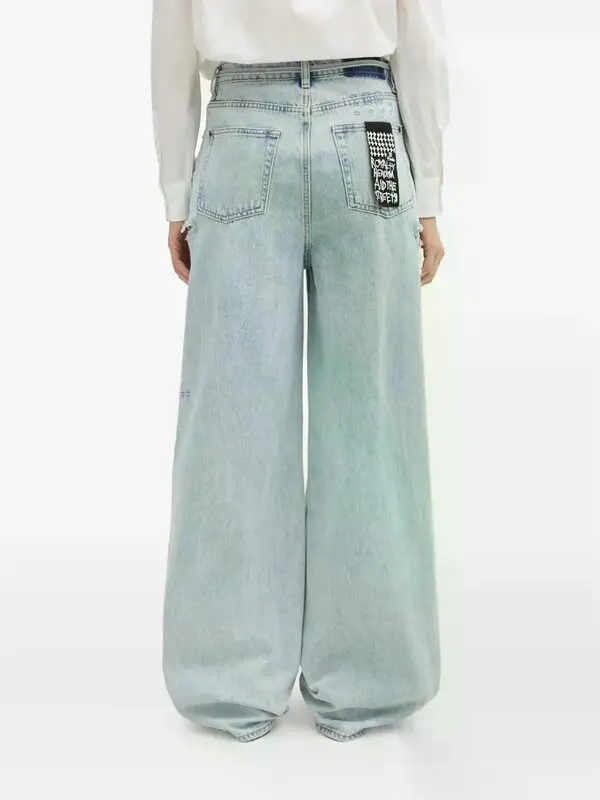 Ksubi Rollin Kut Out Jeans