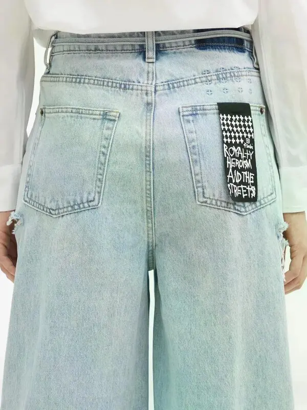 Ksubi Rollin Kut Out Jeans