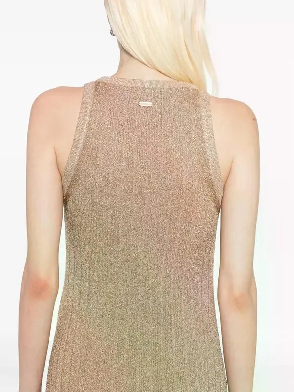 TOM FORD Metallic-threading Midi Dress