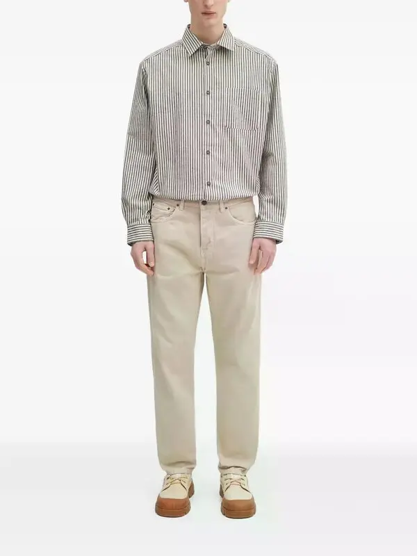 A.p.c. Malo Striped Long-sleeve Shirt