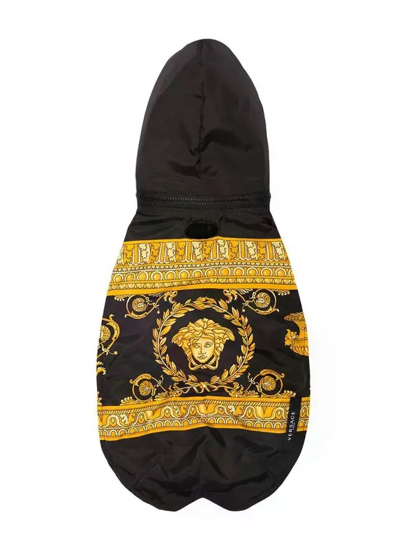 Versace Medusa Print Dog Rain Coat