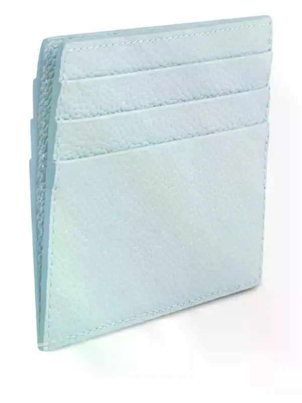 Thom Browne Rwb-stripe Cardholder - Blue