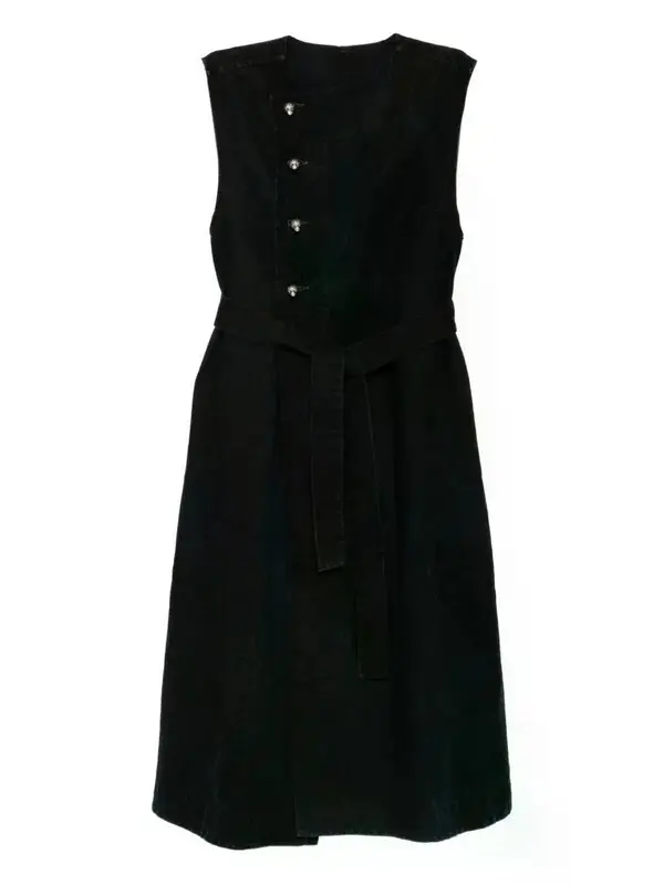 KINYAN LAM Hand-embroidered Sleeveless Coat - Blue