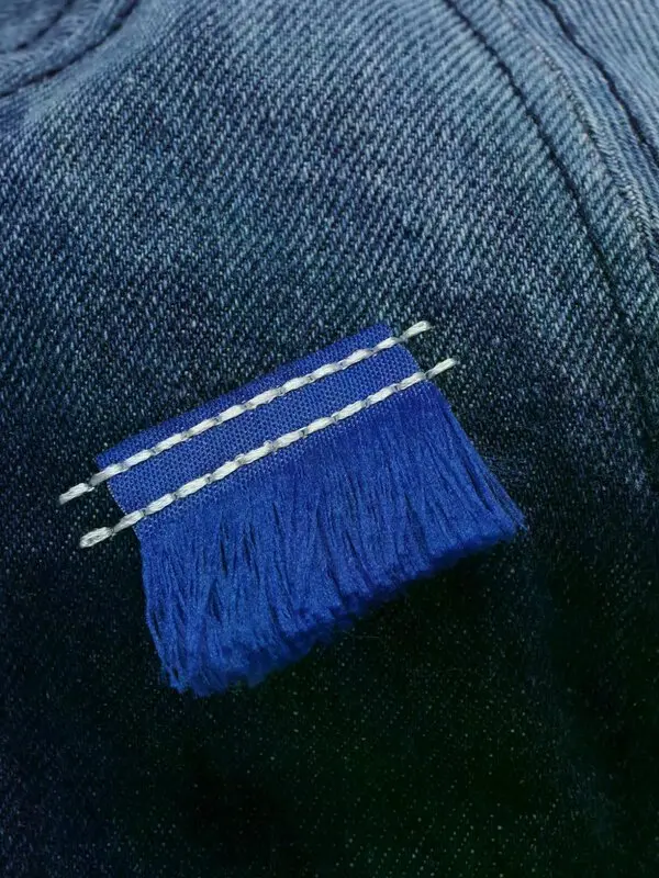 ADER ERROR Denim-effect Metal-detail Baseball Cap