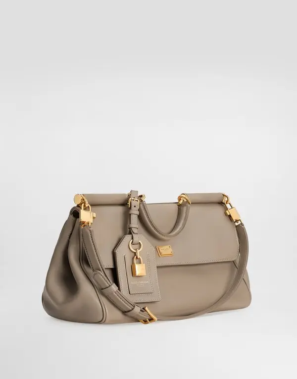 Dolce & Gabbana My Sicily Medium Handbag - Beige