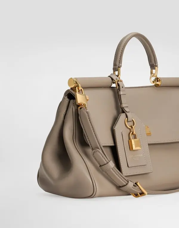 Dolce & Gabbana My Sicily Medium Handbag - Beige