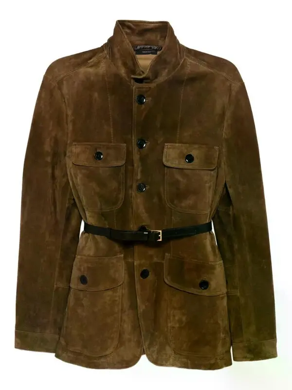 TOM FORD Suede Military Jacket