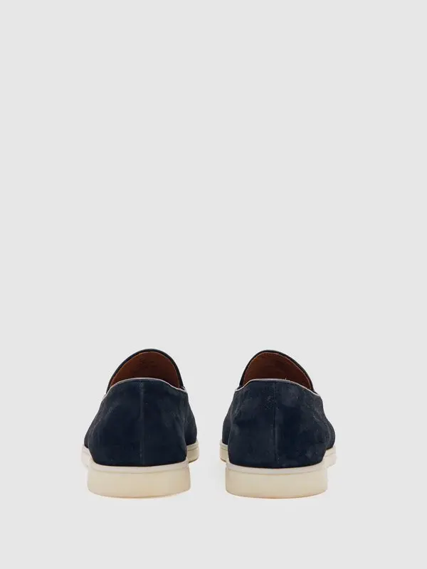 REISS Harrison Suede Tassel Loafers