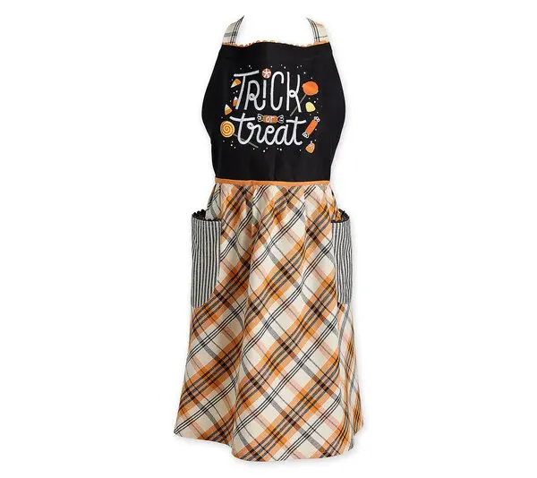DESIGN IMPORTS Trick Or Treat Embellished Apron - One-color