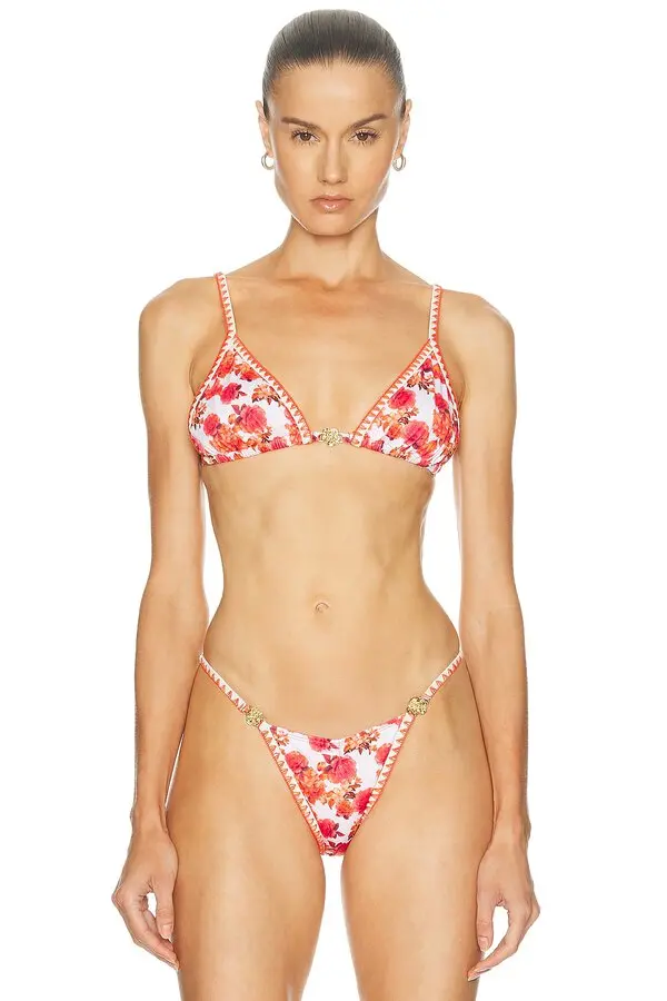 BANANHOT Pracy Bikini Top - Romantic Flowers