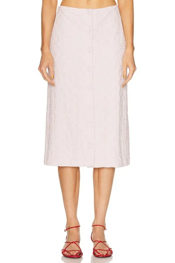 JIL SANDER 3d Flower Skirt