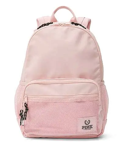 Pink Classic Canvas Backpack - Pink