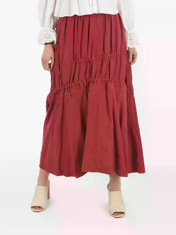 Brock Collection Drawstring Maxi Skirt