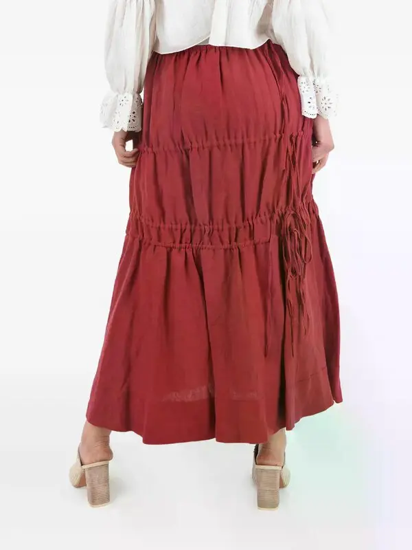 Brock Collection Drawstring Maxi Skirt