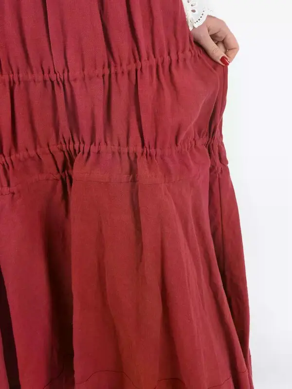 Brock Collection Drawstring Maxi Skirt