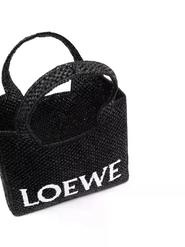 Loewe Small Raffia Tote Bag
