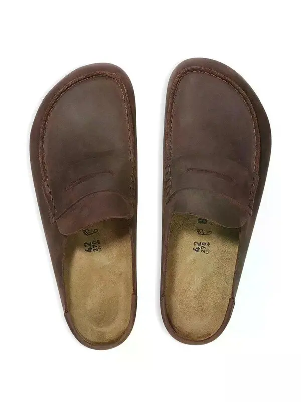 BIRKENSTOCK Naples Penny-slot Mules - Brown