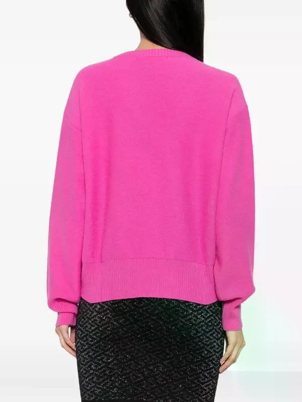 Versace Logo-knit Jumper