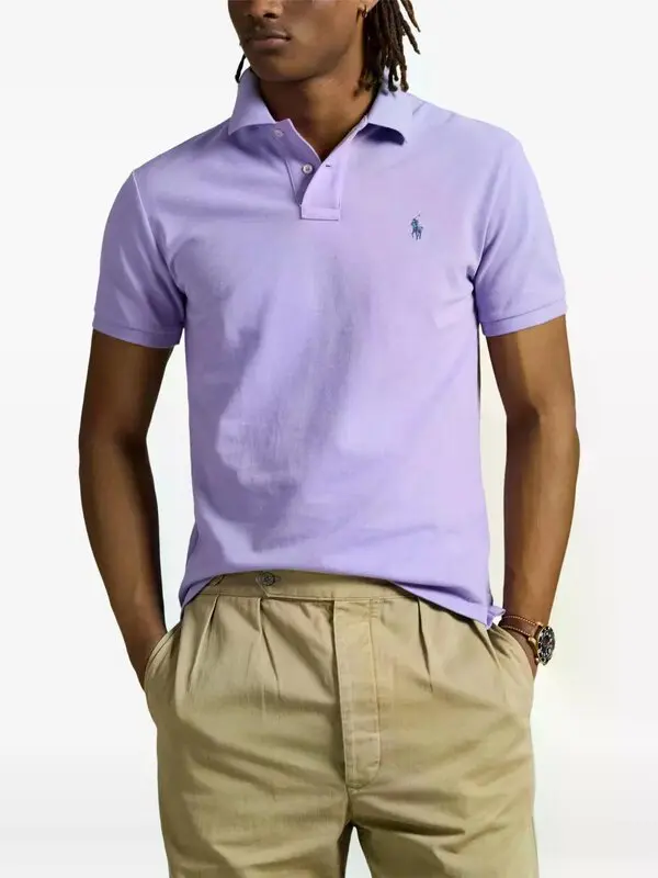 Polo Ralph Lauren Short Sleeve Polo Shirt - Purple