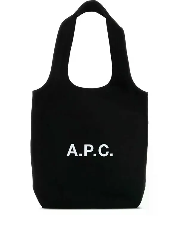 A.p.c. Ninon Logo-print Tote Bag - Black
