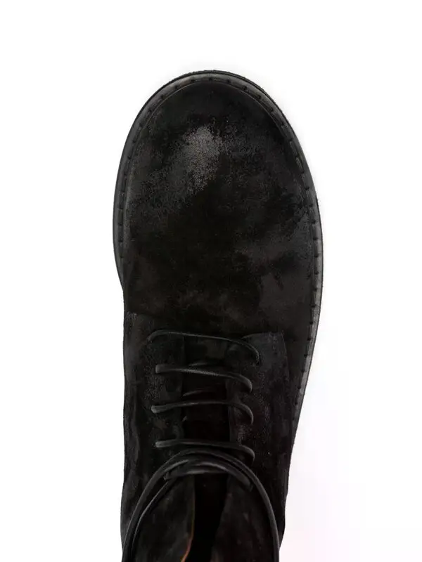 Marsèll Lace-up Combat Boots - Black