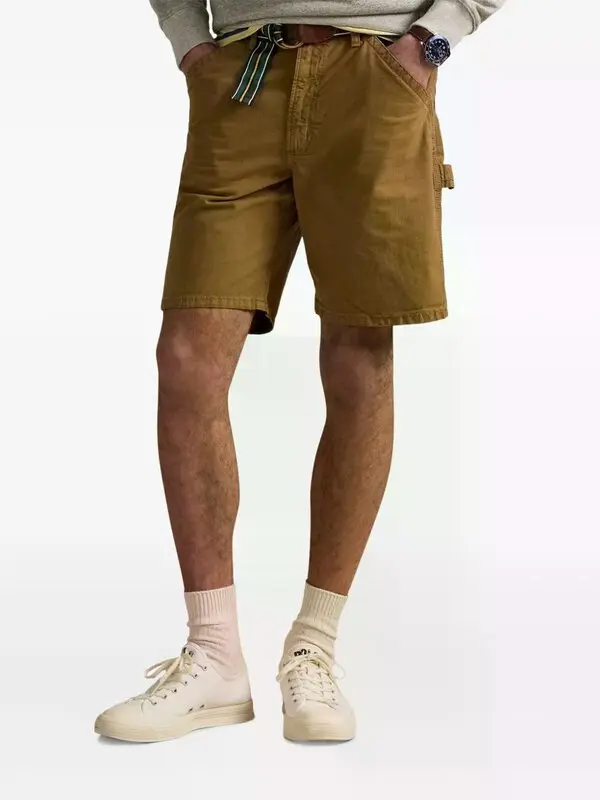 Polo Ralph Lauren Logo-patch Cotton Bermuda Shorts
