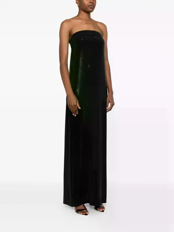 Norma Kamali Strapless Maxi Dress