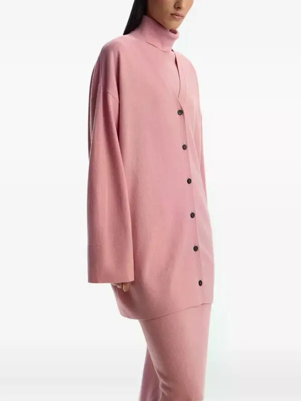 12 STOREEZ Button-detailed Cardigan - Pink