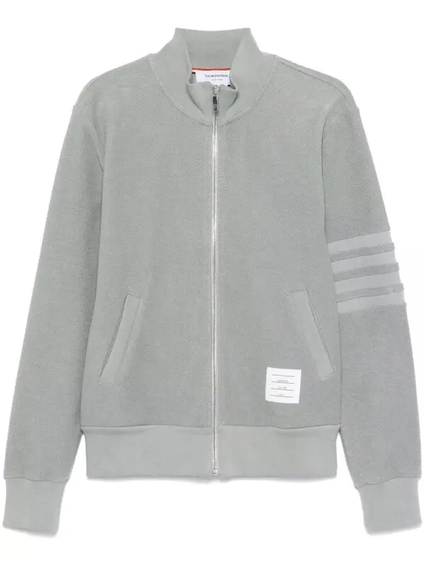Thom Browne 4-bar Zip-up Sweatshirt