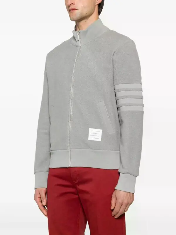 Thom Browne 4-bar Zip-up Sweatshirt