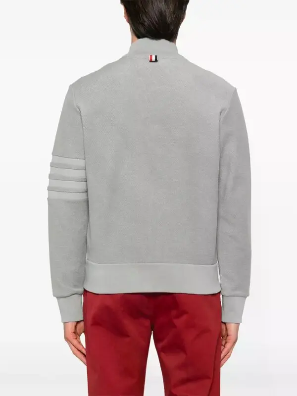Thom Browne 4-bar Zip-up Sweatshirt