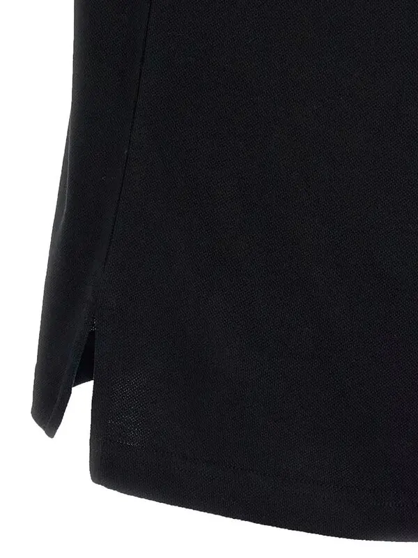 Moschino Teddy-print Piqué Polo Shirt - Black