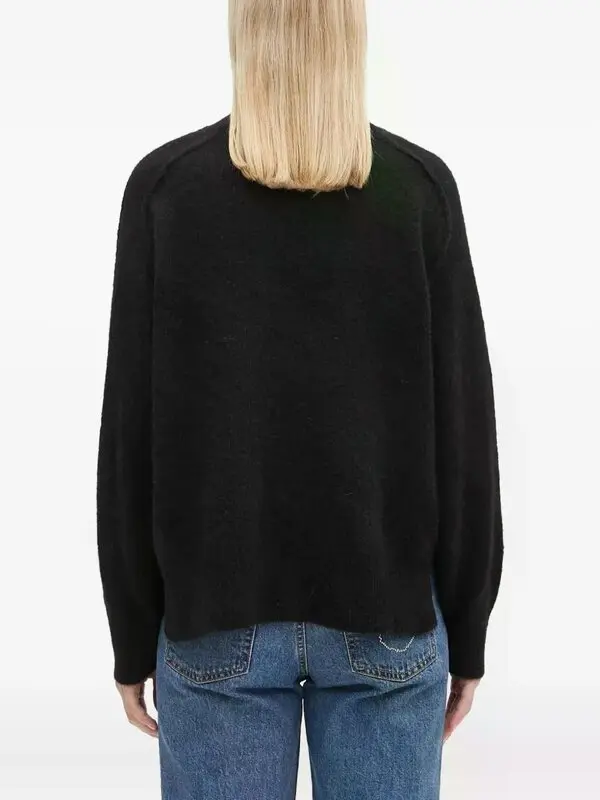 A.p.c. Naomie Round-neck Wool Sweater - Black