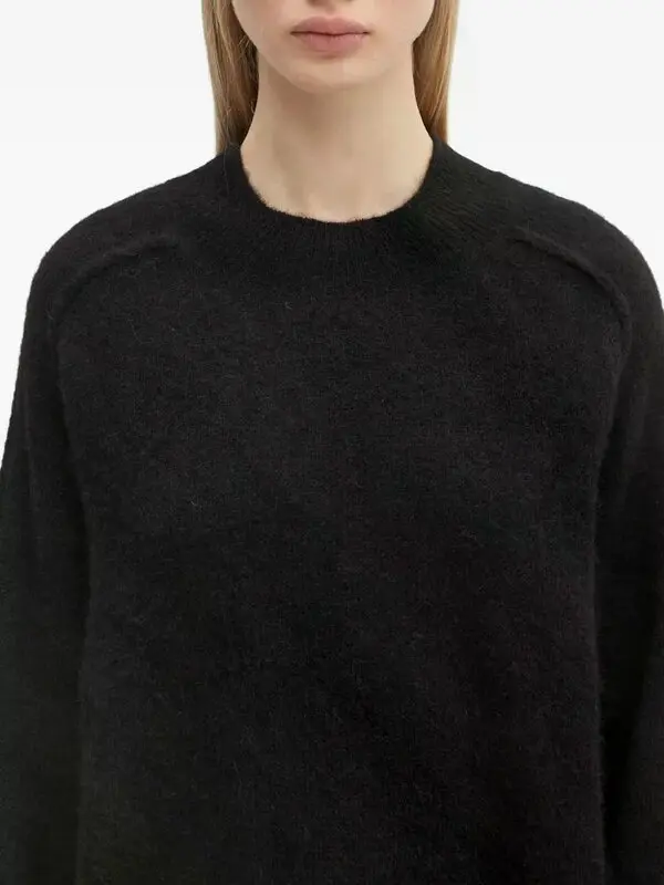A.p.c. Naomie Round-neck Wool Sweater - Black