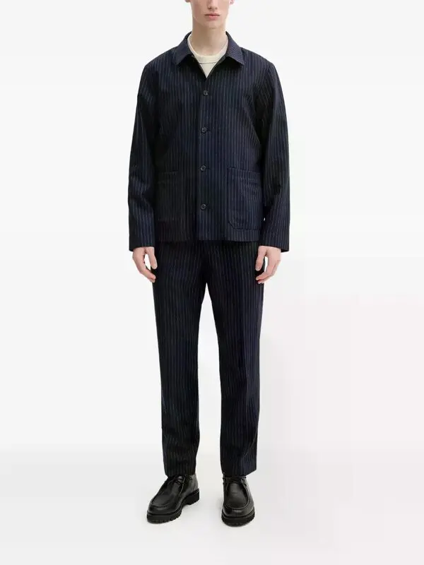A.p.c. Pinstripe Wool-blend Jacket