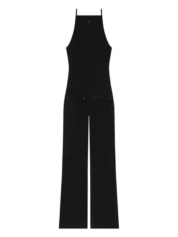 COURREGES Flared Jumpsuit - Black