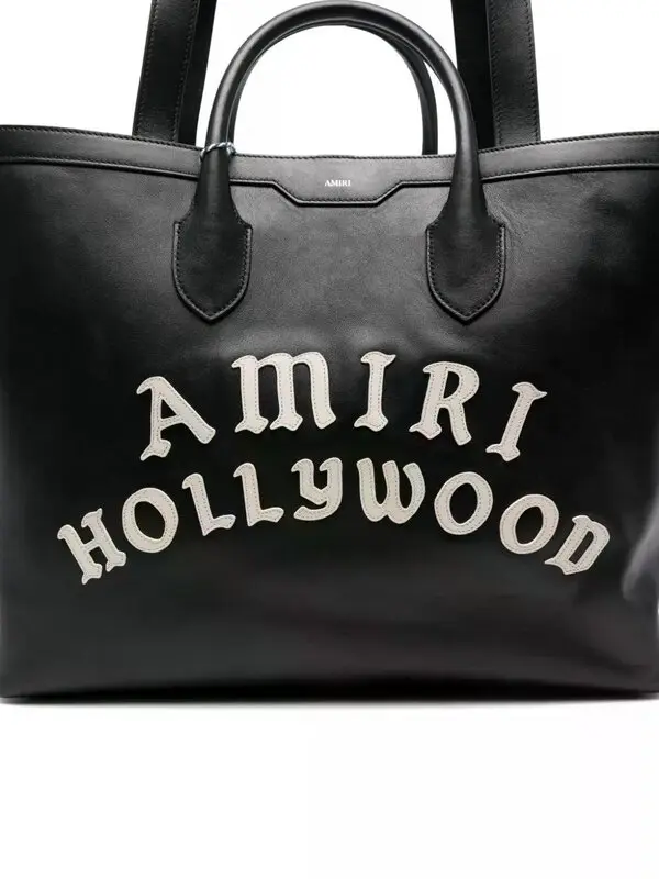 Amiri Hollywood Tote Bag In Black - 50% Off | Editorialist